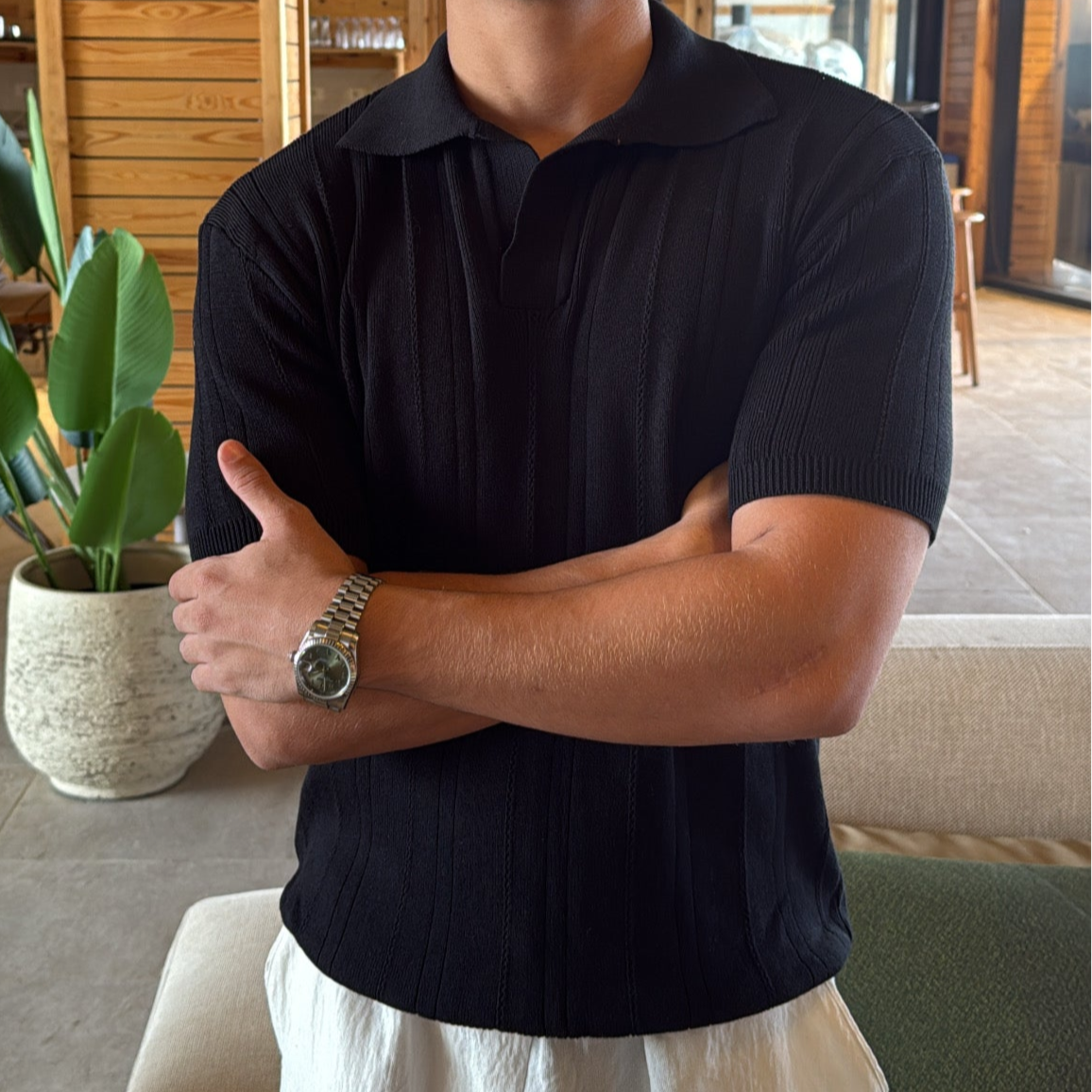 Sirocco Knitted Polo – Dolphs.co